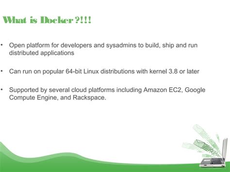 Presentation On Docker Ppt