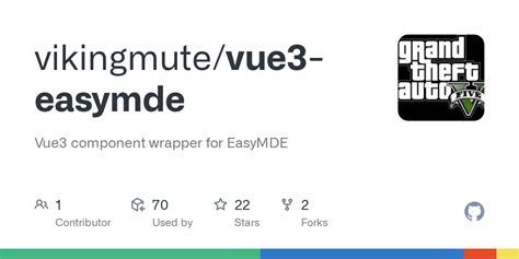 Github Vikingmutevue3 Easymde Vue3 Component Wrapper For Easymde