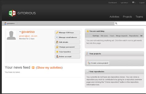 Gitorious Sencillo Pero Funcional Buscando Nuestro Repositorio Parte