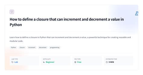 How To Define A Closure That Can Increment And Decrement A Value In