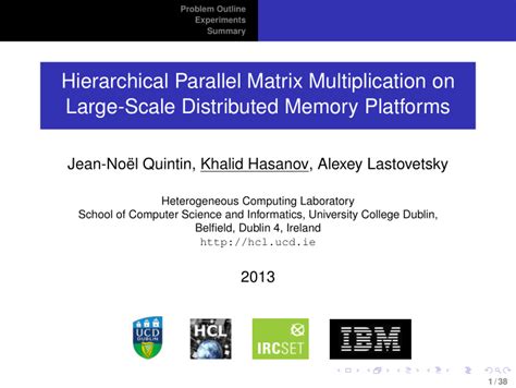 [ppt] hierarchical parallel matrix multiplication on large scale