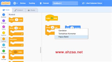 Mengenal Scratch Aplikasi Pemrograman Berbasis Visual Untuk Membuat Permainan Animasi Kuis