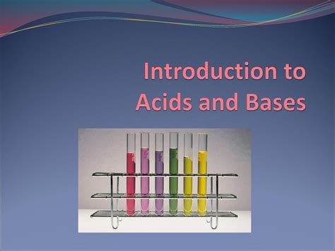 Introduction to Acids and Bases - ppt download