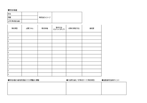 研修計画テンプレートエクセル