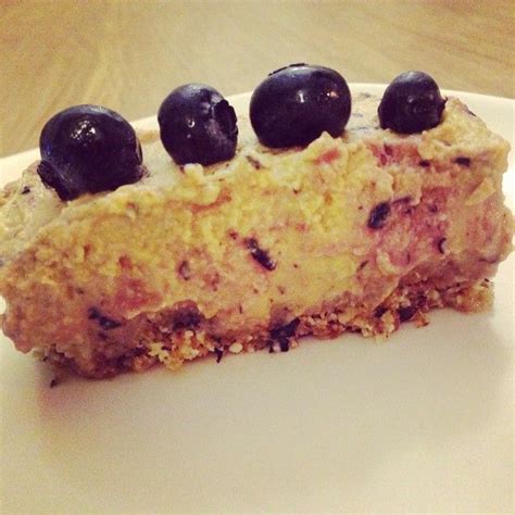 Delicious Homemade Vegan Blueberry Cheesecake