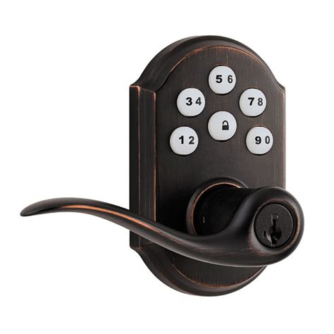 Kwikset 912 Series Smartcode Electronic Tustin Lever With Z Wave™ Venetian Bronze 912tnl Trl Zw