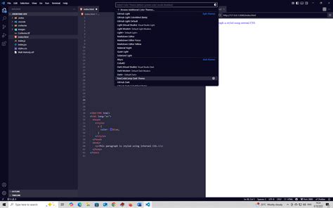 Is There A Color Theme Of Vs Code The Same As The Color Theme Used In
