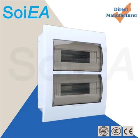 Electric ABS Distribution Box Panel Distribution Board Outdoor Flush Wall Mount Phase Way