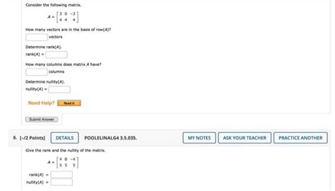 [solved] consider the following matrix a [340434] how man