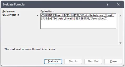 Countifs Error But I Dont Understand Where Rexcel