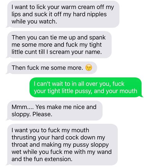 Real Sexting Conversations To Read
