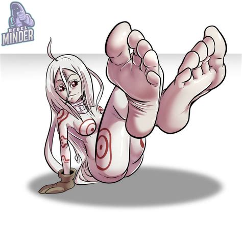Rule 34 Deadman Wonderland Feet Female Female Only Foot Fetish Long Hair Looking At Viewer