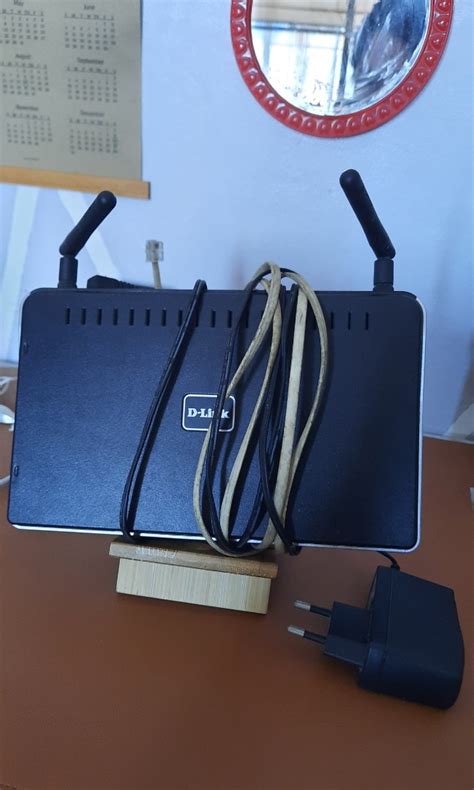 D Link Router With Power Adapter And Lan Cable Computers And Tech Parts