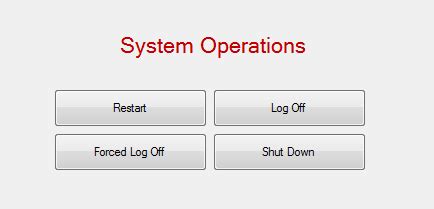 Shut Down Restart Log Off And Forced Log Off System Using C Dhananjay Kumar
