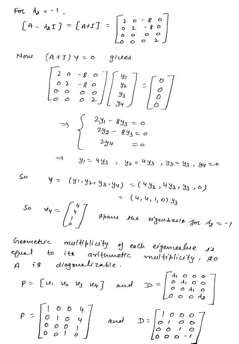 [solved] determine whether the given matrix is diagonalizable if so