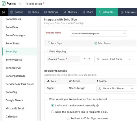 Zoho Sign Zoho Forms Collect Data And Signatures Securely
