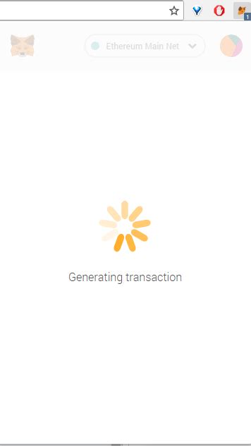 Generating Transaction Stuck Screen Issue MetaMask Metamask Extension GitHub