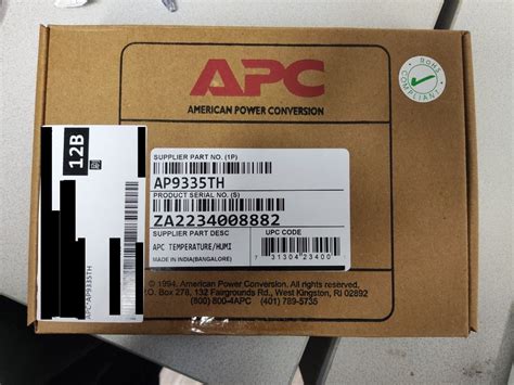 Apc Netbotz temperature humidity sensor AP TH 電腦科技 商務用科技產品 Carousell