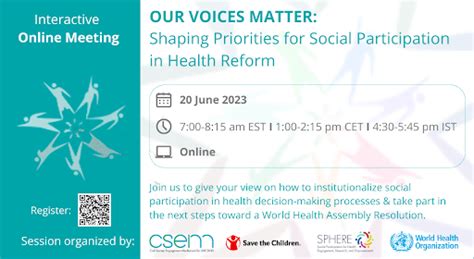 Social Participation Csem Online