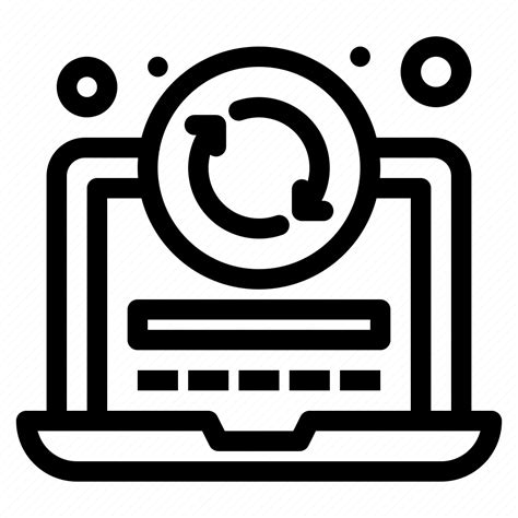 Coding Laptop Refresh Reload Icon Download On Iconfinder