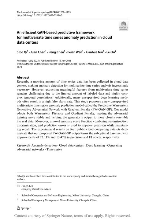 an efficient gan based predictive framework for multivariate time