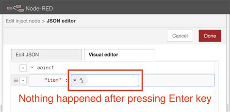 Property Ui Of Mqtt Out Node Shows Invalid Typedinput When Pressing