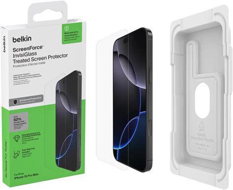 Belkin Screenforce Invisiglass Treated Screen Protector For Iphone 16