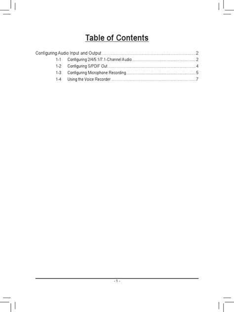 configuring audio input and output