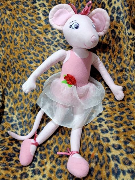 Very Pretty Pink Angelina Ballerina Mouse Plush Hobbies Toys Toys Games On Carousell