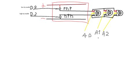 Potentiometers Affecting Each Others Leds And Multiplexing Arduino