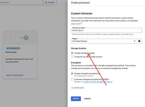 Create Dataset Document AI Google Cloud