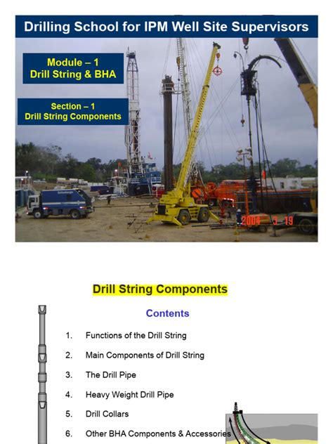 08e Drill String Components Pdf Pipe Fluid Conveyance Strength Of Materials