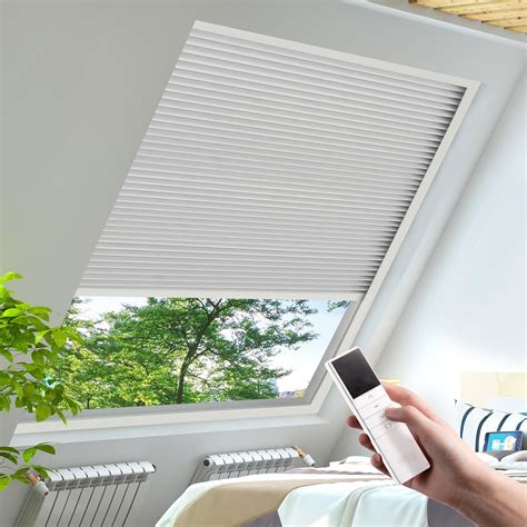 Yescent Motorized Cellular Shades Cordless Over Size