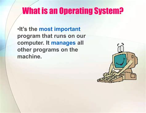 Presentation Windows Operating System PPTX Operating Systems Computer Software And