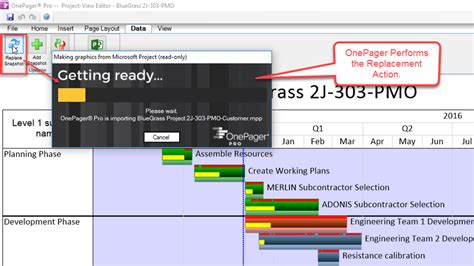 replacing a snapshot via pull operation onepager pro for version 6 0
