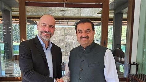 Gautam Adani Meets Uber Ceo Dara Khosrowshahi Says ‘excited For Future