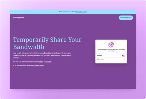GitHub Scidsg Relaylove Temporarily Share Your Bandwidth