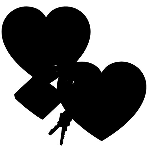 Svg 키 맹꽁이 자물쇠 심장 무료 Svg 이미지 및 아이콘 Svg Silh