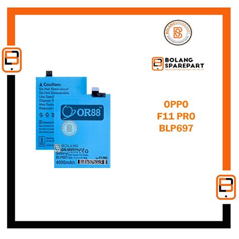 Jual BATERAI BATRE OPPO F11 PRO BLP697 ORIENS DOUBLE IC Shopee Indonesia