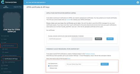 Nativescript Push Notifications Api Connectycube