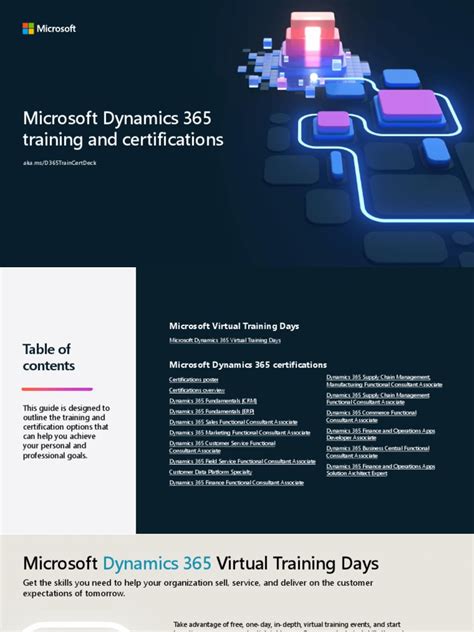 Dynamics 365 Training Certification Guide Pdf Enterprise Resource