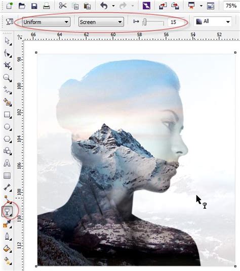 Belajar CorelDRAW Cara Cepat Membuat Style Double Exposure Effect Di CorelDRAW Coreldraw Style