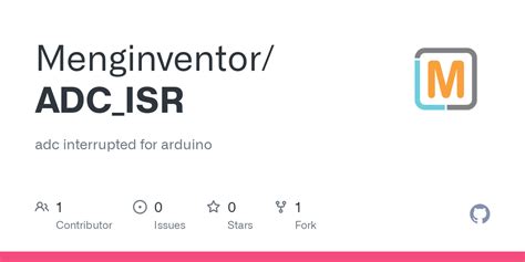 GitHub Menginventor ADC ISR Adc Interrupted For Arduino