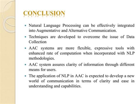 Natural Language Processing In Alternative And Augmentative Communication Ppt Free Download