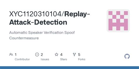 github xyc1120310104 replay attack detection automatic speaker