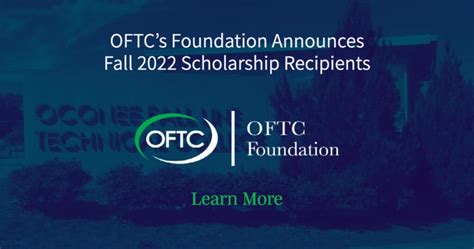 Oftcs Foundation Announces Fall 2022 Scholarship Recipients Oftc