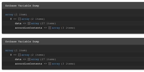 Css Tables Typo3 Own Content Element Dataprocessing Gives Back An