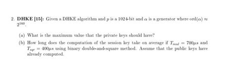 Solved 1 Rsa 20 Let The Two Primes P41 And Q17 Be