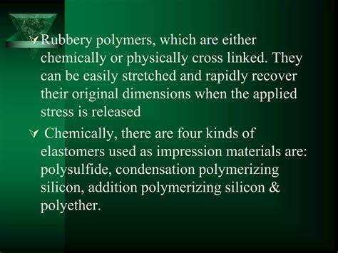 Elastomeric Impression Materials 1ppt