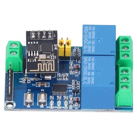 Module De Relais Wifi Double Canal Hurrise Esp8266 10a 250v Ac